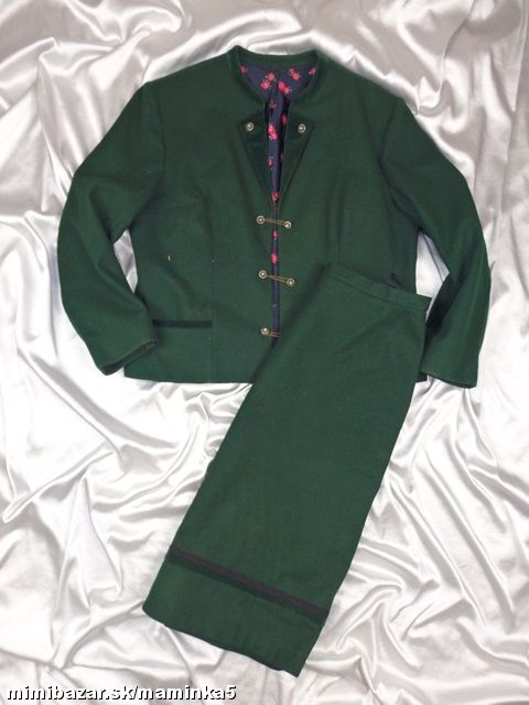 Predám - BAVARIA LODEN luxusný tradičný odev kostým kroj, Spišská Belá ...
